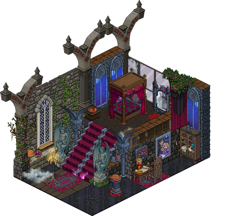 Spooky Gothic Bedroom Bundle - Habbox Wiki